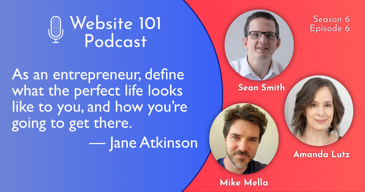 Building an Online Course with Jane Atkinson | Website 101 Podcast